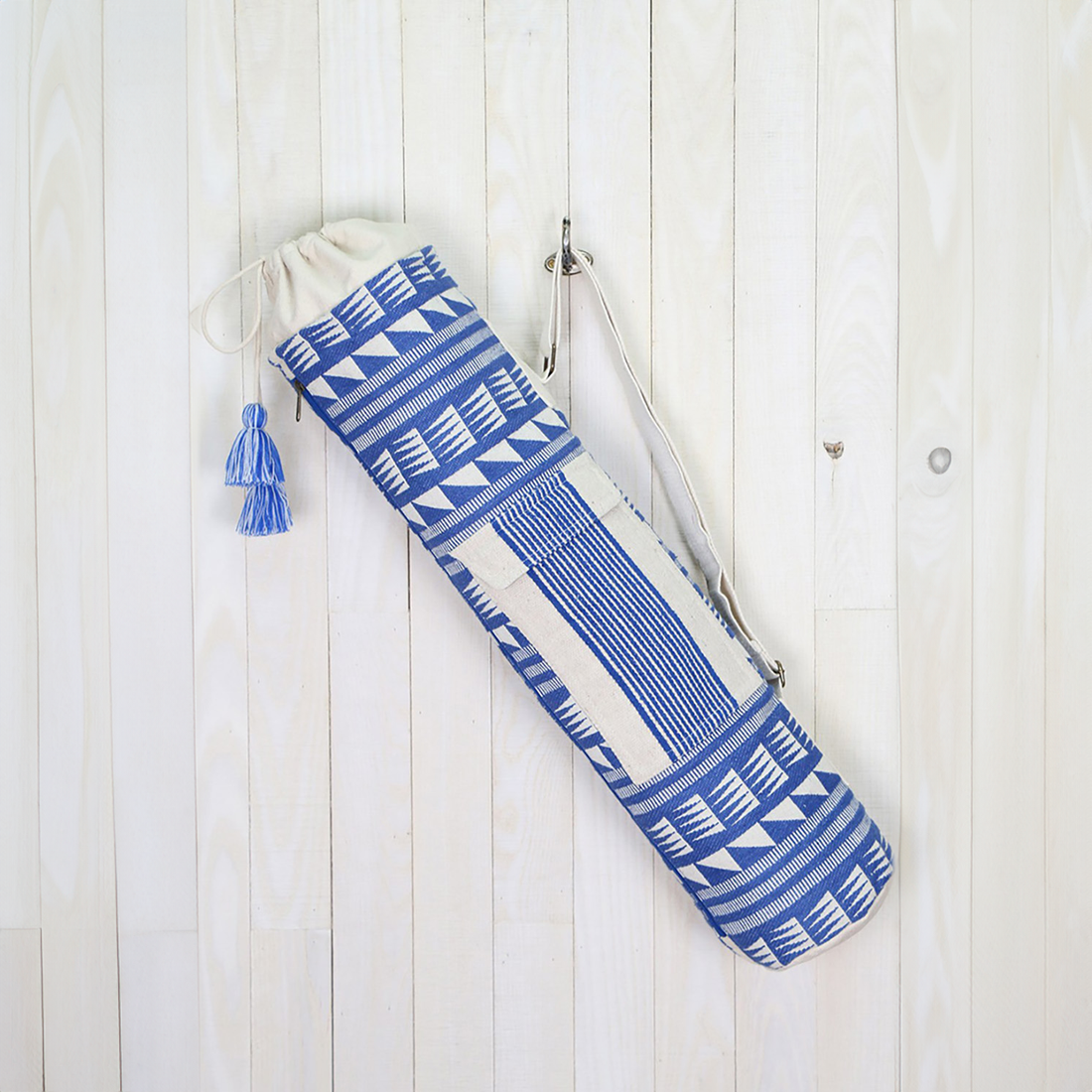 Hand Woven Jacquard Yoga Mat Bag – Saltern