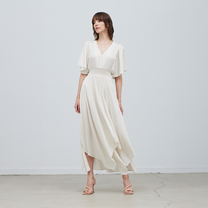 Unbalanced Skirt Maxi Dress – Saltern