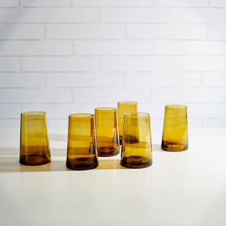 Moroccan Cone Glasses, Set of 6 – Saltern